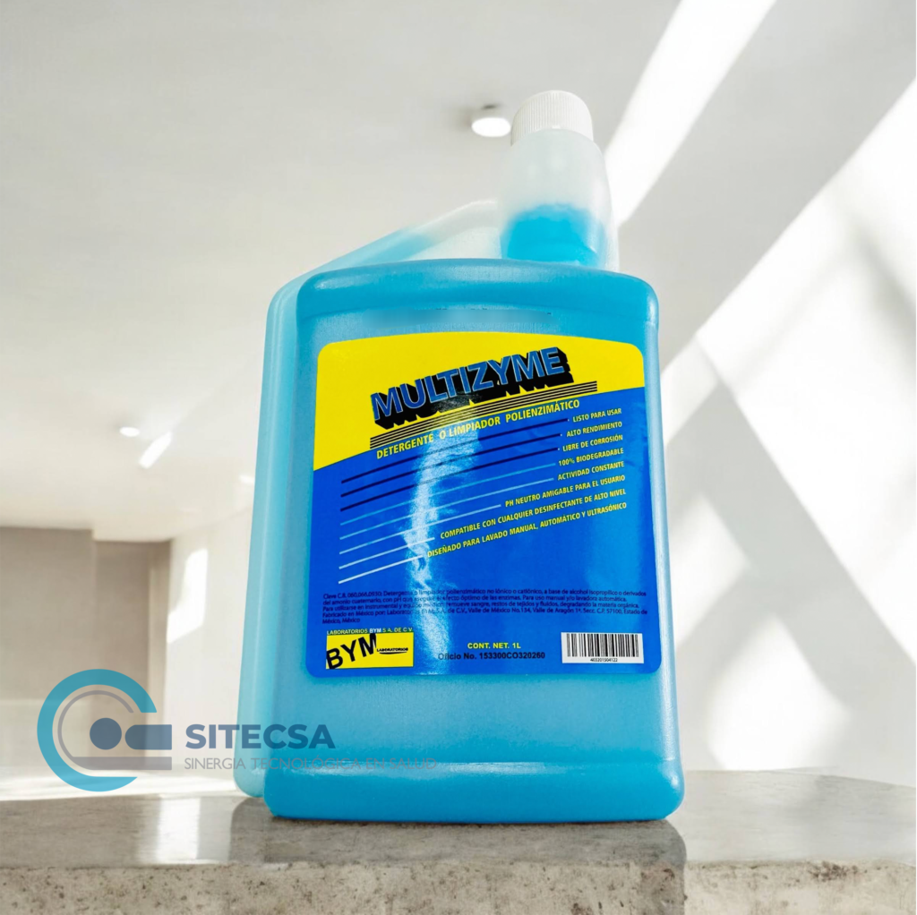 Detergente líquido multienzimático desinfectante Multizyme – SITECSA